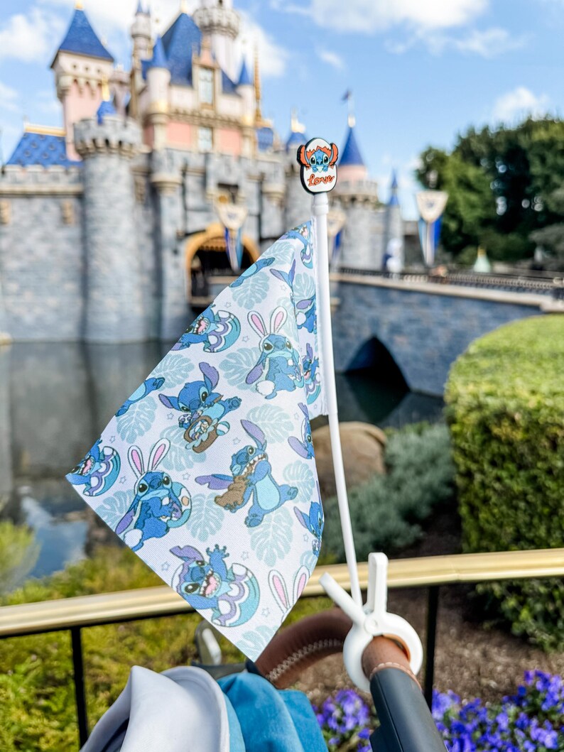 Original Stroller Flag W/ Clip | 626 Egg Hunt | Theme Park Accessory ...