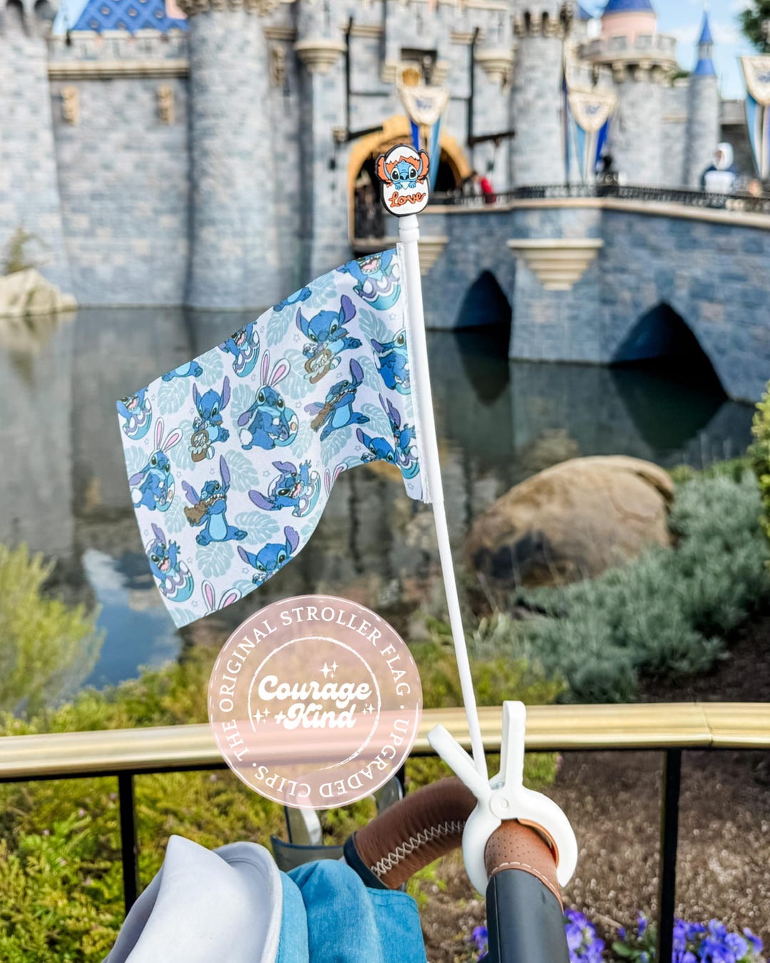 Original Stroller Flag W/ Clip | 626 Egg Hunt | Theme Park Accessory ...