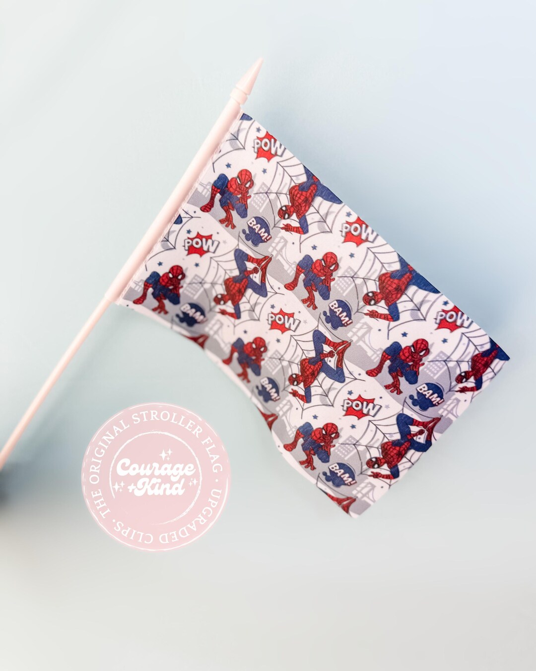 The Original Stroller Flag W/ Clip | Spider | Park Accessory | Theme ...