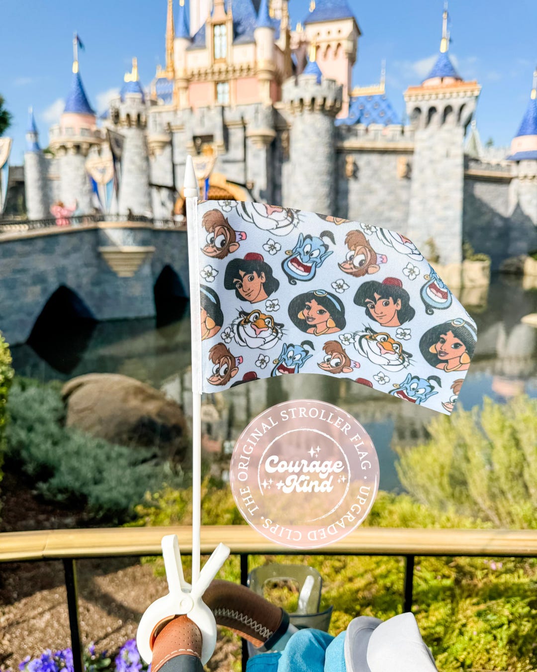 Original Stroller Flag W/ Clip | New World | Theme Park Accessory ...