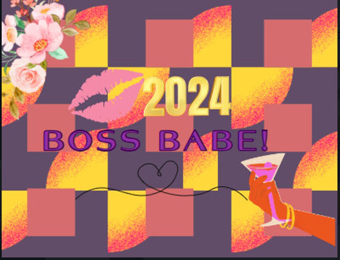 Boss Babe Woman's Wall Calender - Etsy