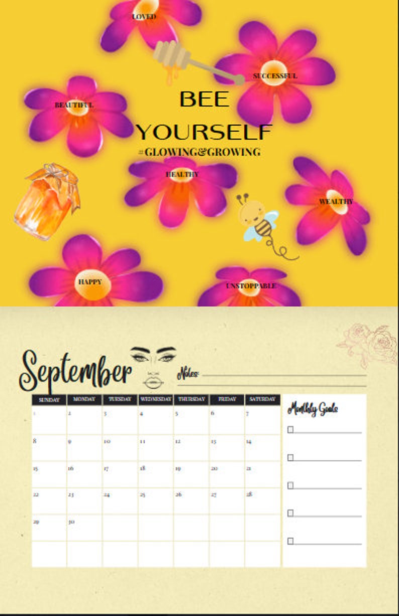 Boss Babe Woman's Wall Calender - Etsy