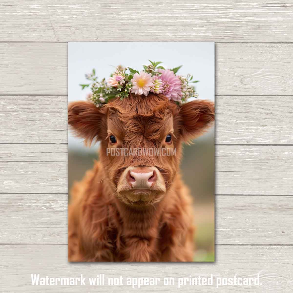 Highland Cows Postcard Set - Etsy