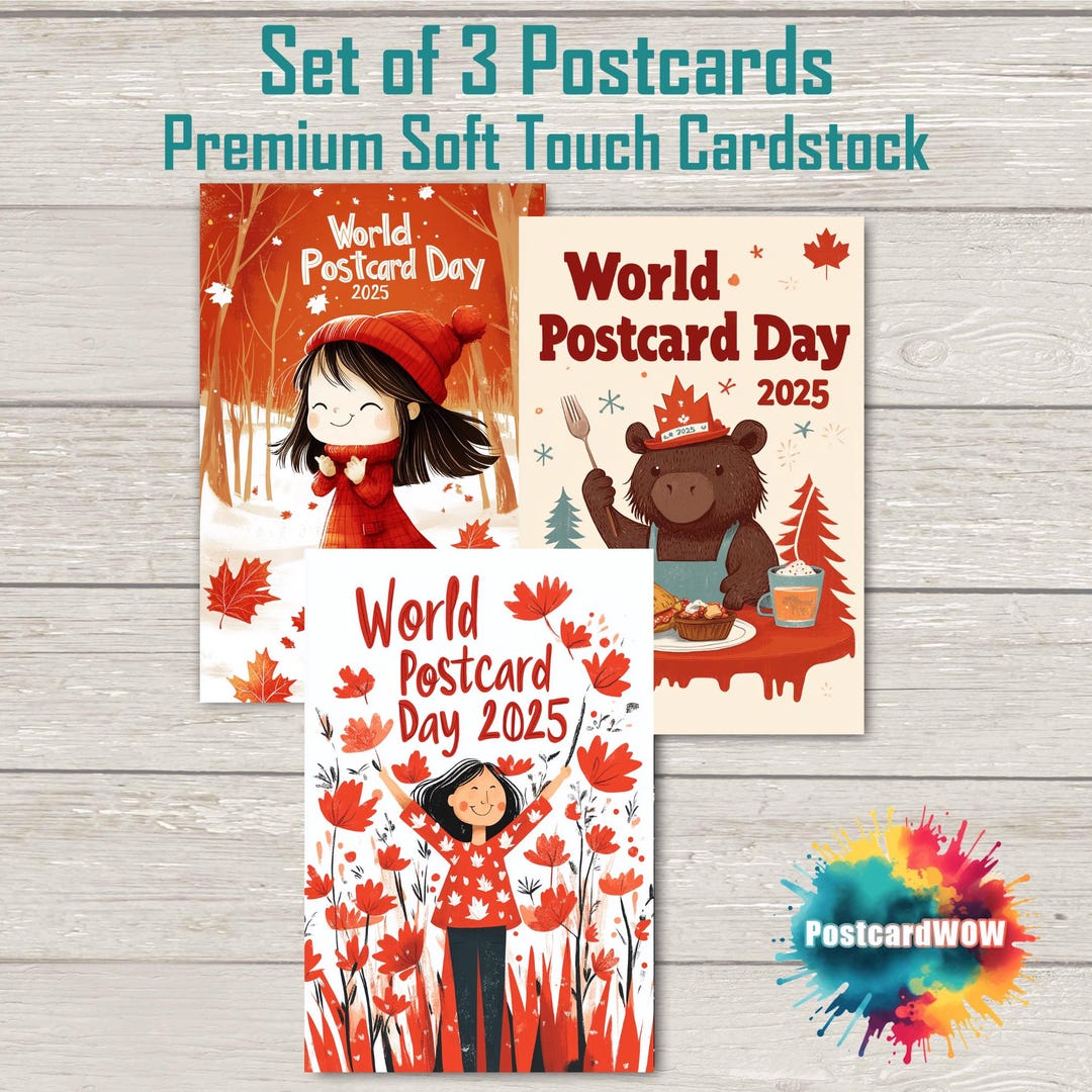 World Postcard Day 2025 - Canadian Edition - Postcard Set - WPD - Penpals - Postcrossing - Swap ...