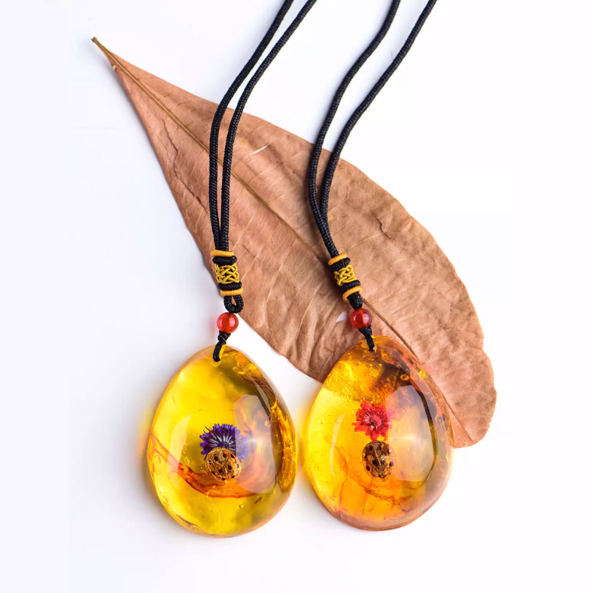 Real Beetles Resin Insect Specimen, Resin Beetles Insect Pendant ...