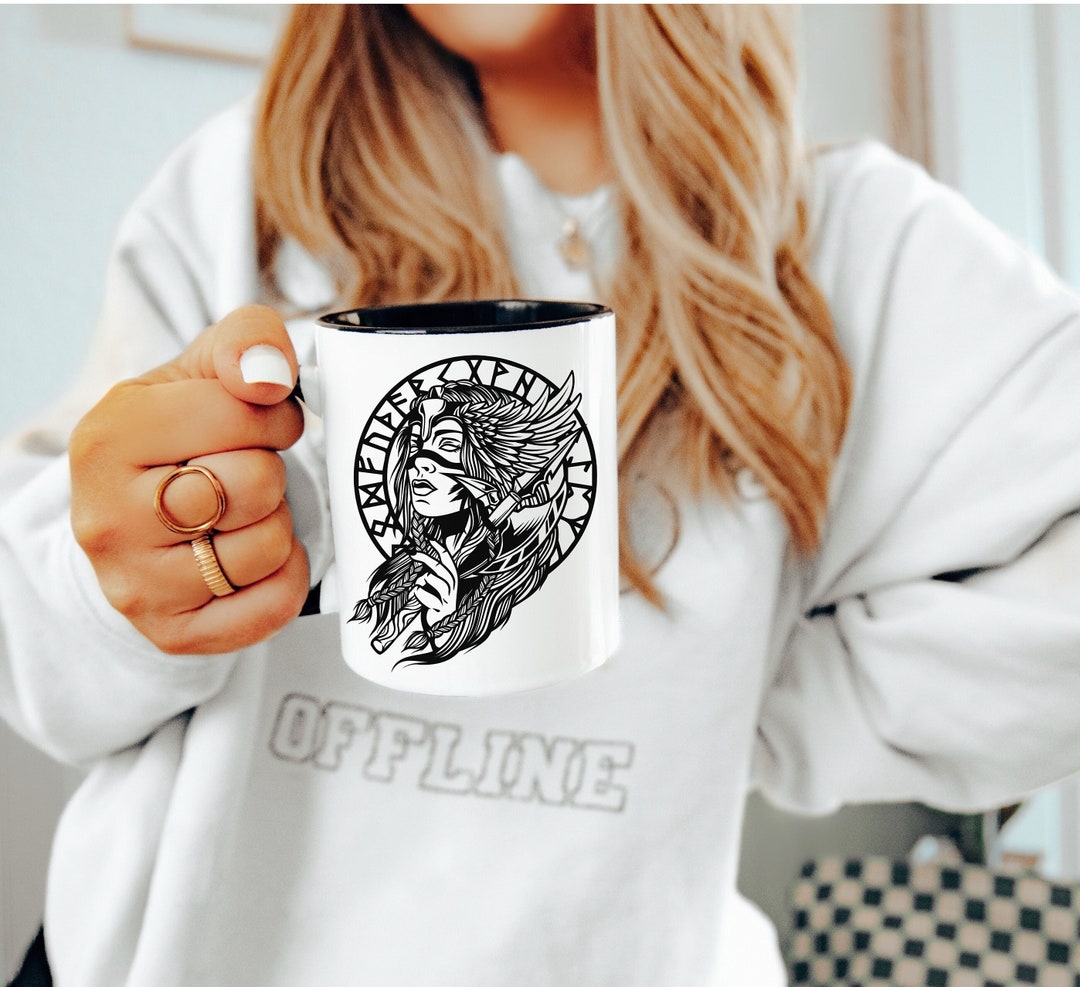 Rune Valkyrie Norse Pagan Celtic Freya Shieldmaiden Goddess Viking ...