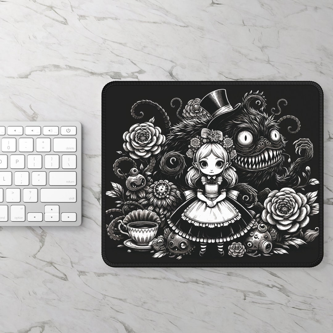 Alice in Wonderland Mouse Pad: Victorian Gothic Horror Office Decor - Etsy