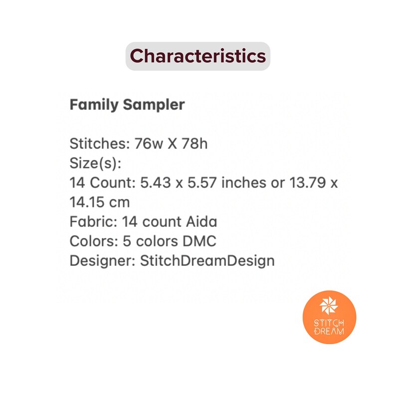 Pattern Baby Sampler Family Sampler Modern Cross Stitch Birth Sampler X ...