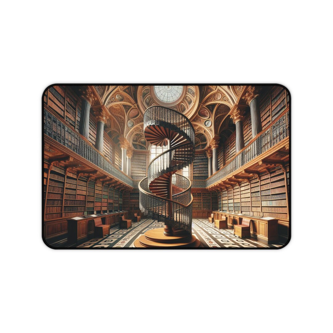 Library Desk Mat, the Ultimate Book Lover's Gift and Office Decor ...