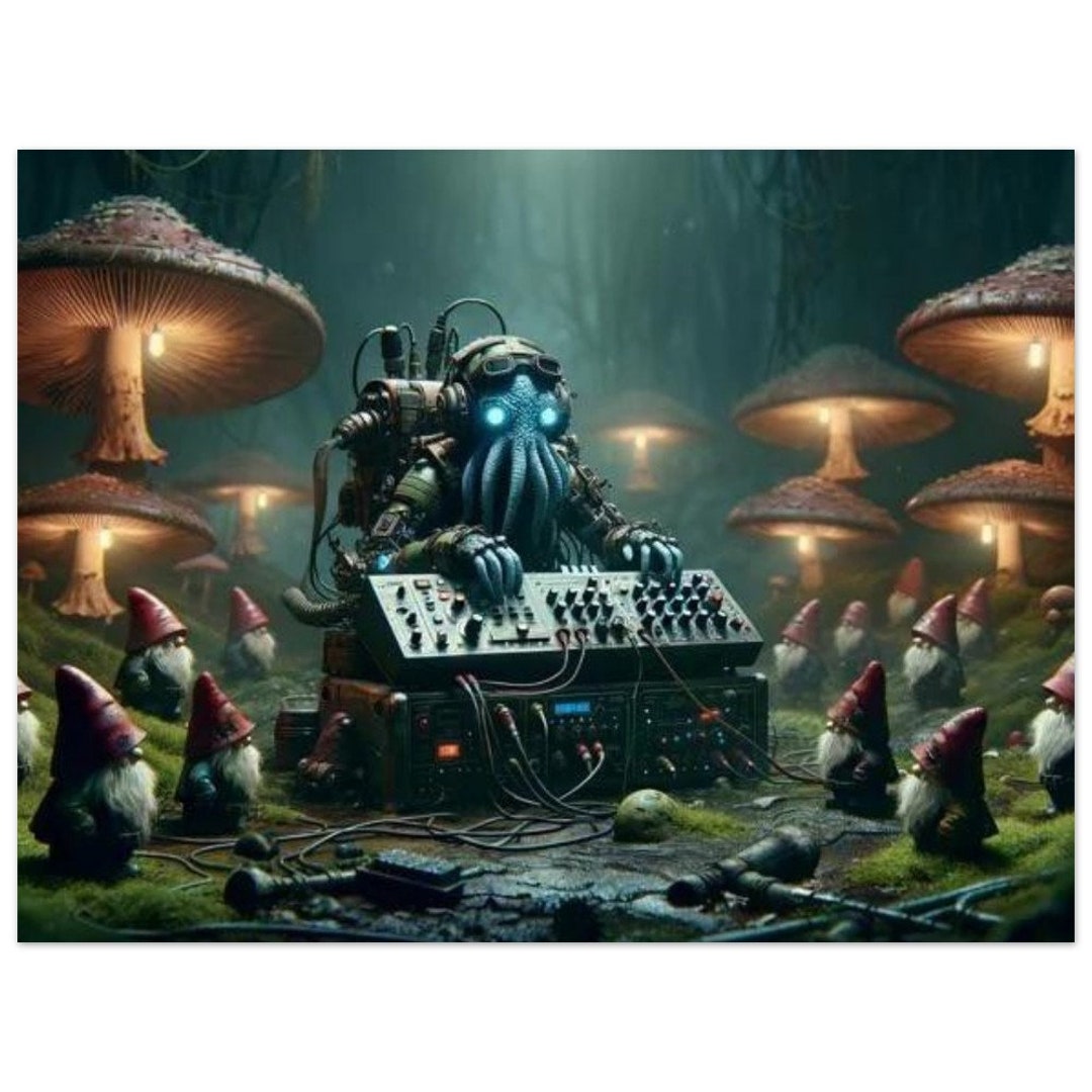 Wall Art Surreal Poster Smoking Room Decor Stoner Wall Art Stoner Girl ...