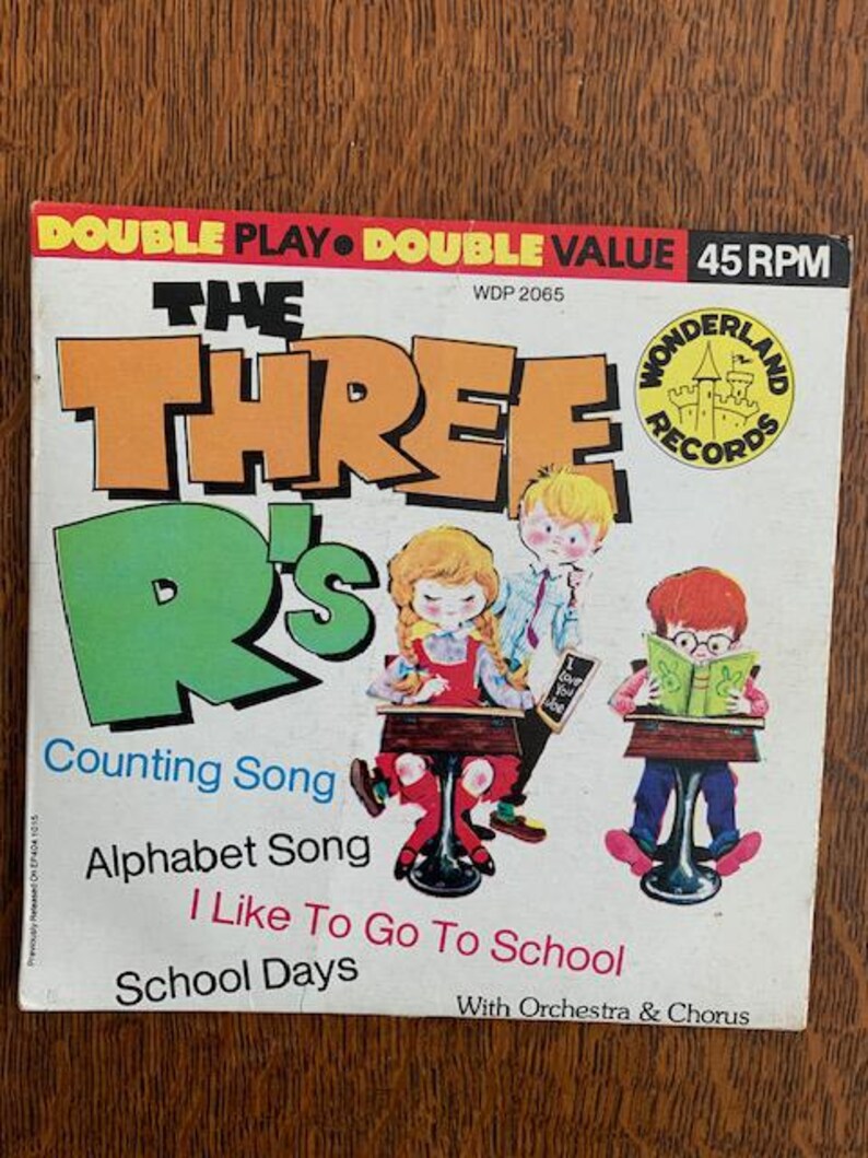 The Three R's - Wonderland Records WDP 2065, 1966 - Etsy
