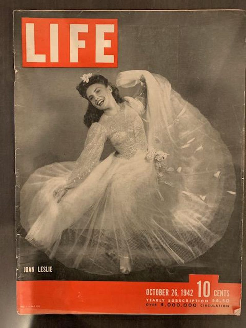 Vintage Life Magazine October 25, 1942 US Drafts 18 Year Olds - Etsy