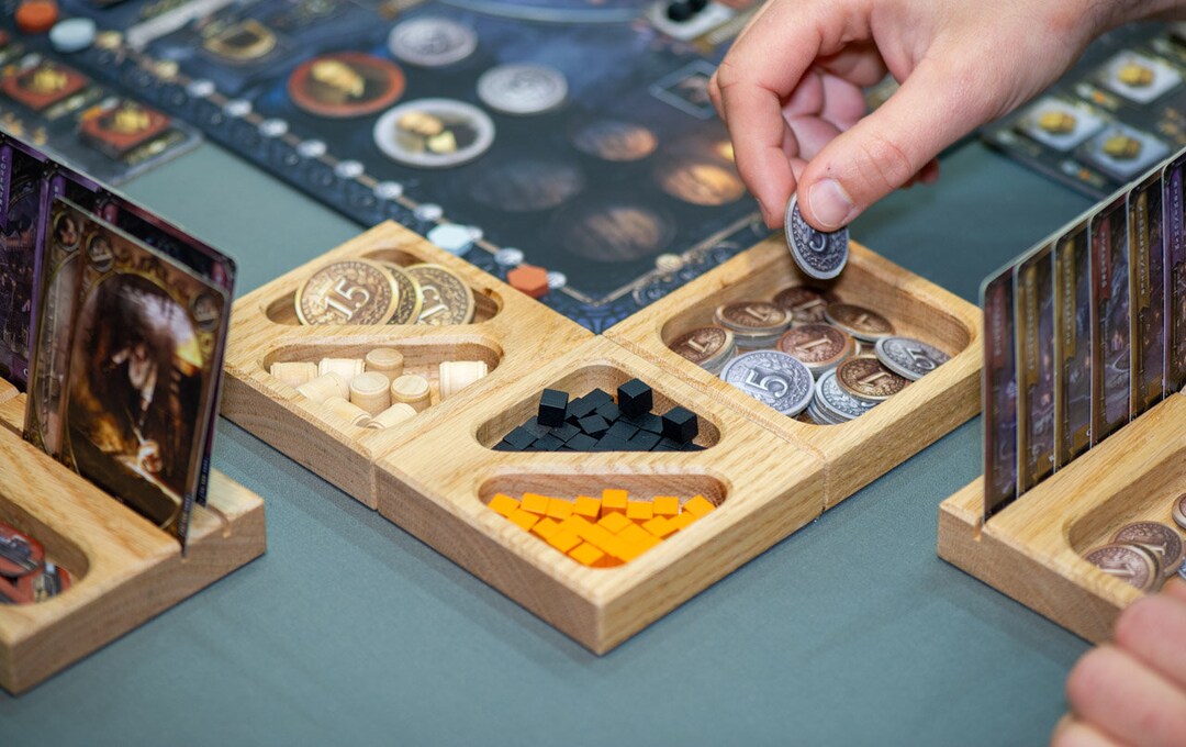 Game Organization With Magnetic System Board Game Accessories Token ...