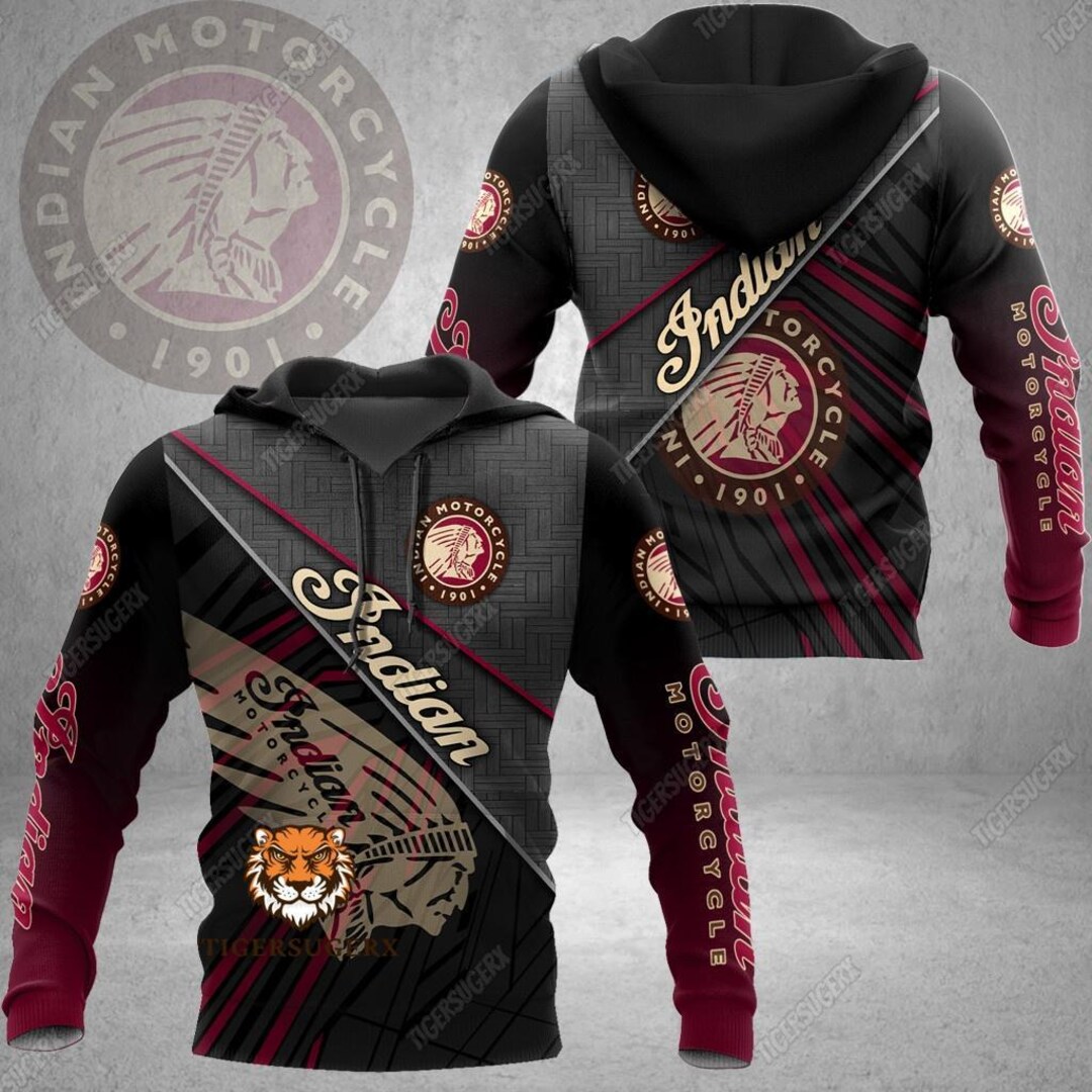 Indian Motorbikes Hoodie, Indian Motors Sweatshirt, Gifts for Bikes ...