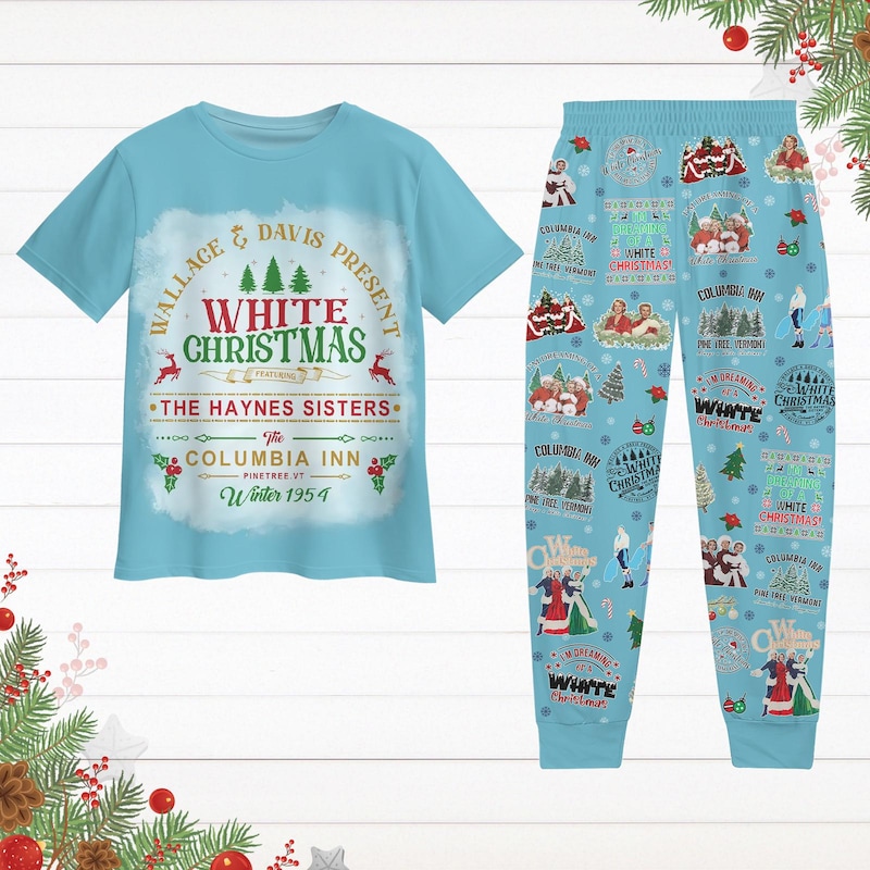 White Christmas Movie Pajamas - Etsy