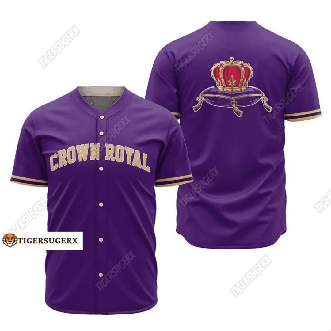Crown Royal Jersey, Crown Royal Baseball Jersey, Whisky Baseball Shirt ...