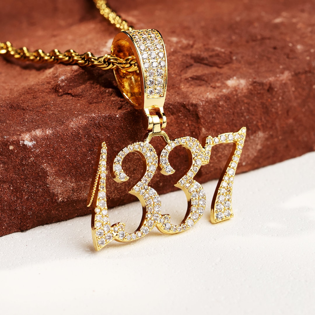 Custom Letter Pendant - Iced Bling Name Necklace, Paved CZ Alphabet ...