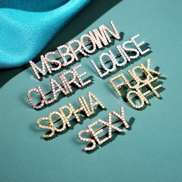 Rhinestone Pins - Etsy