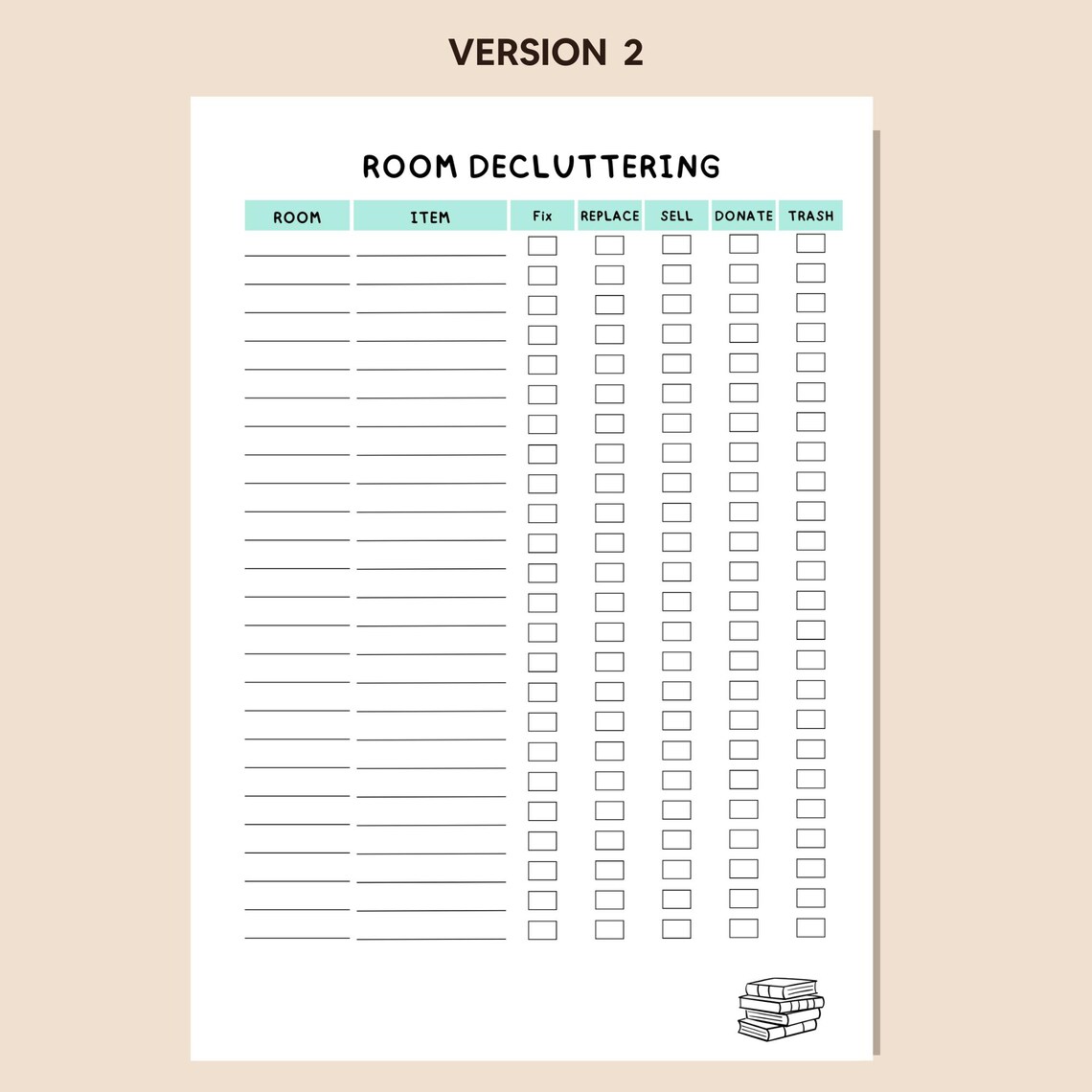 Room Decluttering, Declutter Checklist, Decluttering, Decluttering ...