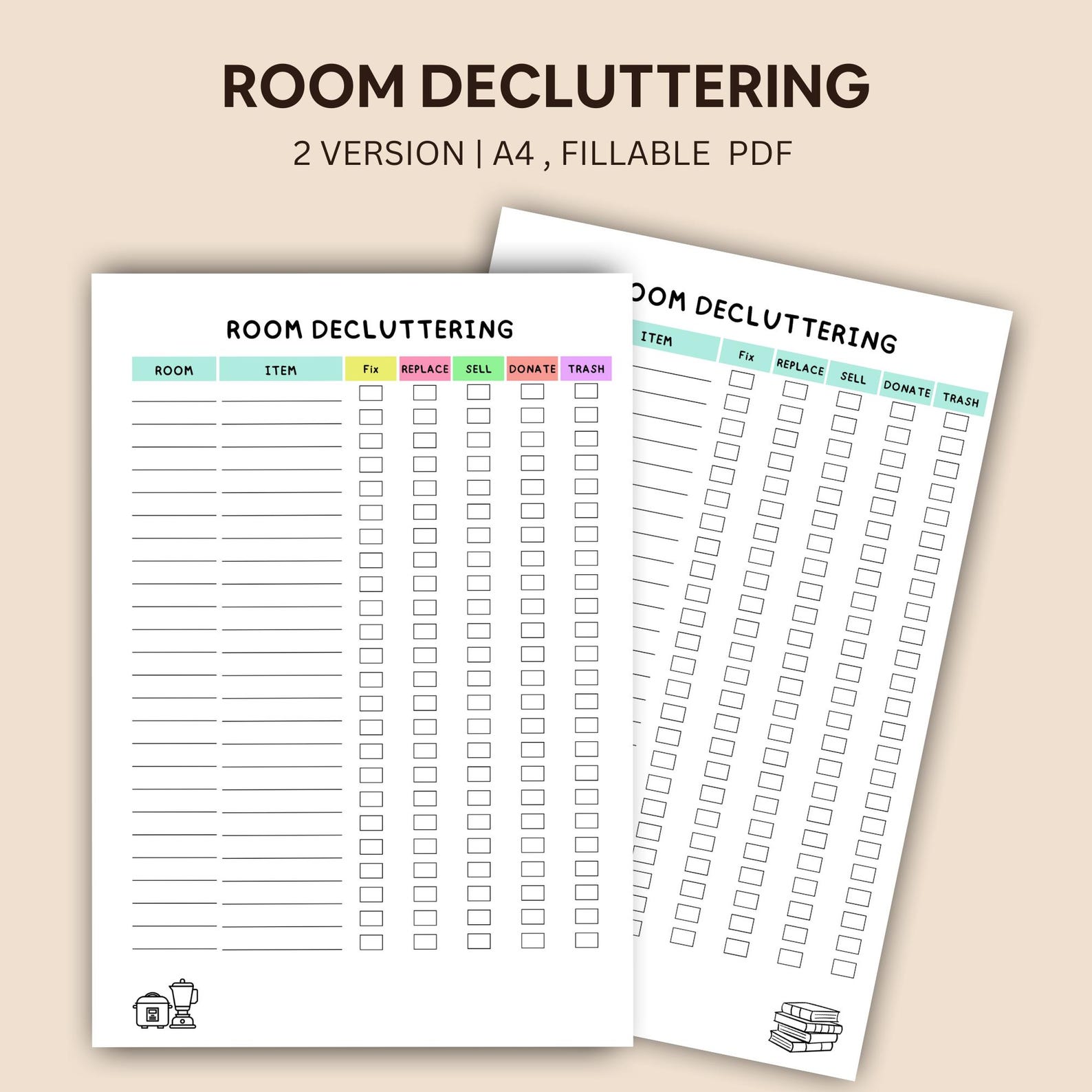 Room Decluttering, Declutter Checklist, Decluttering, Decluttering ...