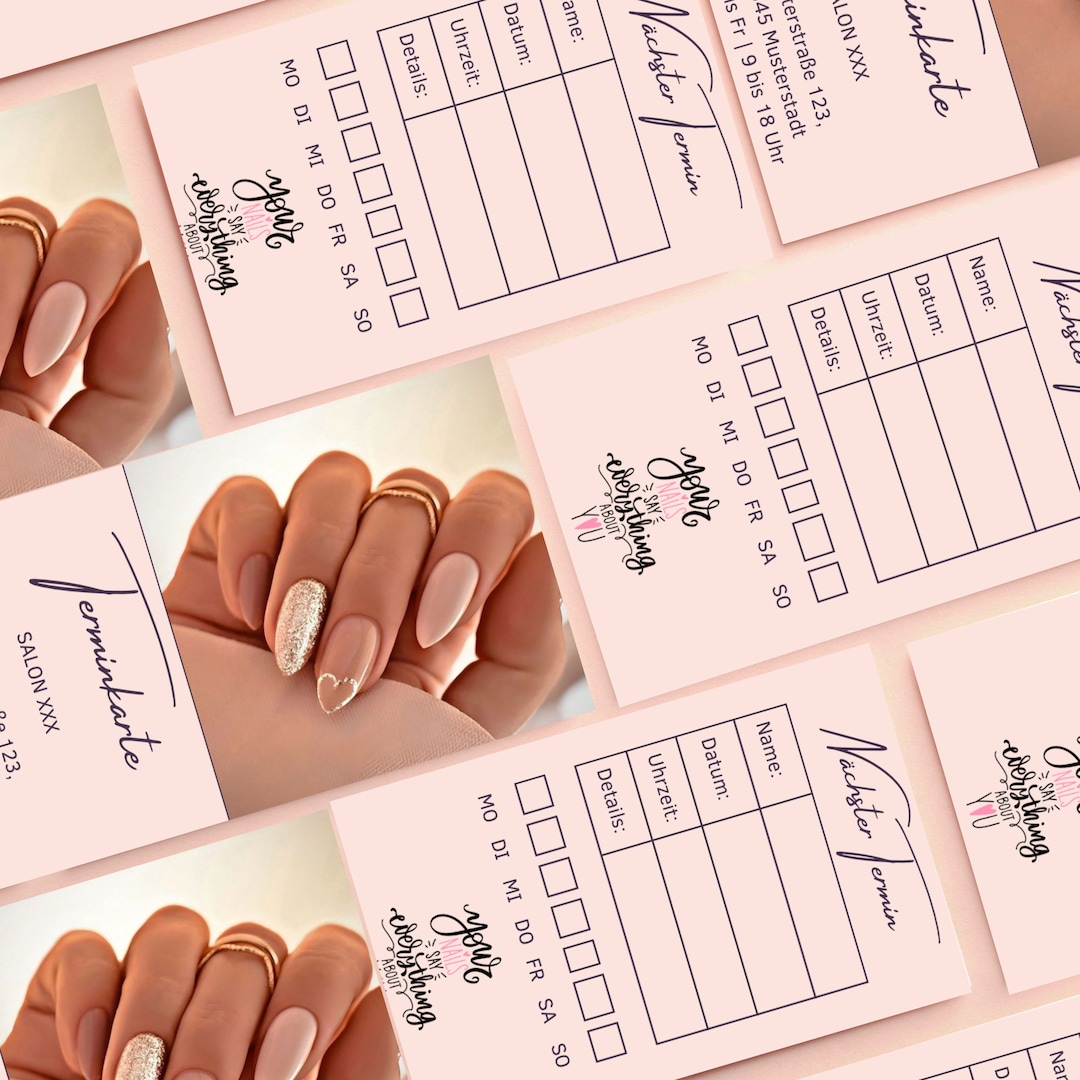 Editable Appointment Card Template, Appointment Reminder Card to Print ...