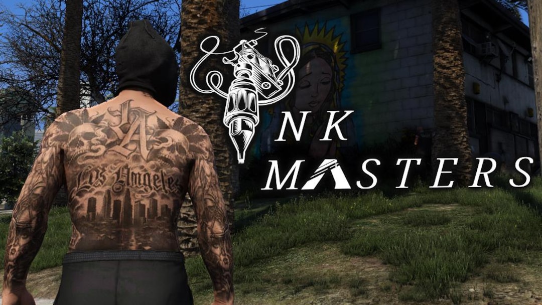 Male | Los Angeles | California | LA |tattoo | Fivem | GTA | Skin | Ped ...