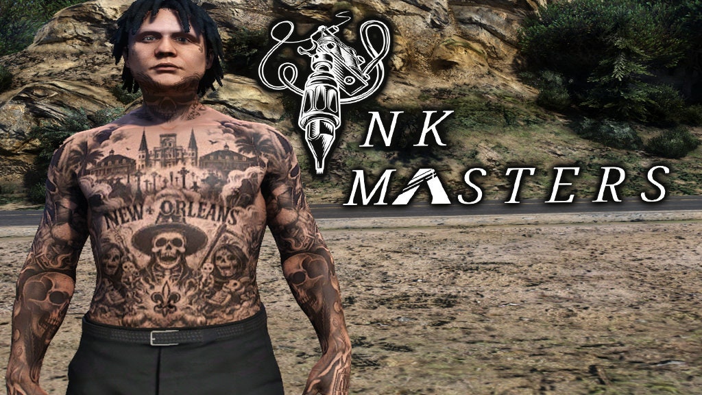 Lousiana | Fivem Tattoo Stencil | UV MAP | GTA Skin | Ped | Mods | New ...