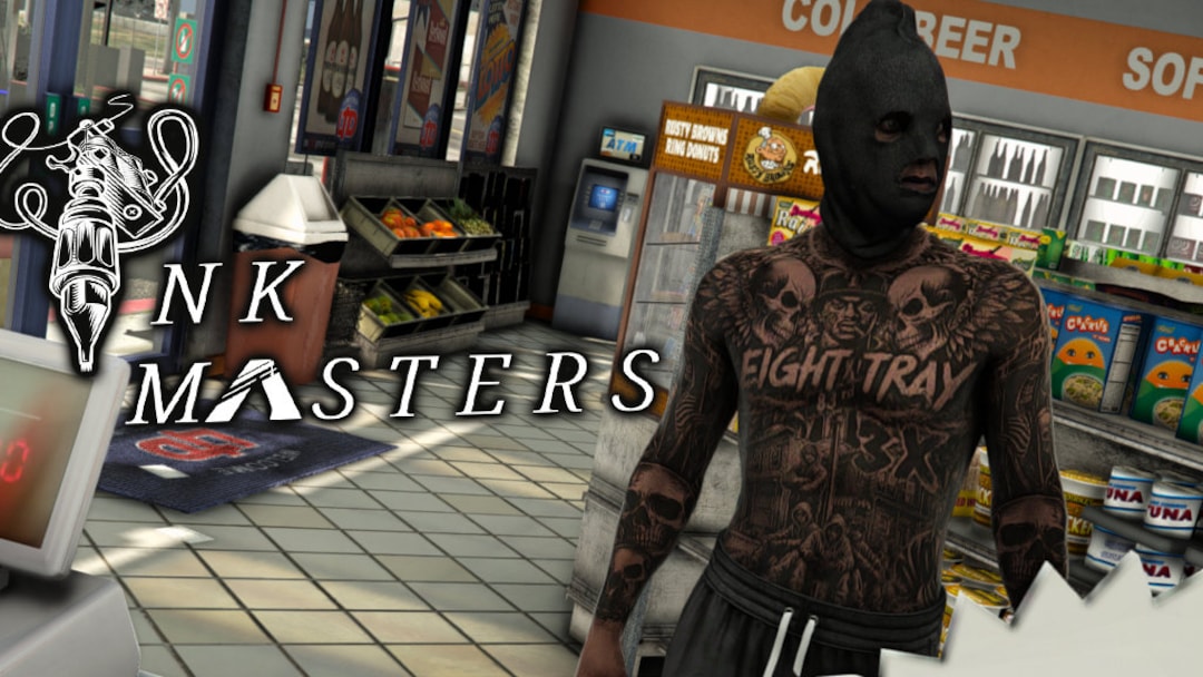 Male | 83 | Eight Tray | Tattoo | Fivem | GTA | Skin | Ped | Mods - Etsy