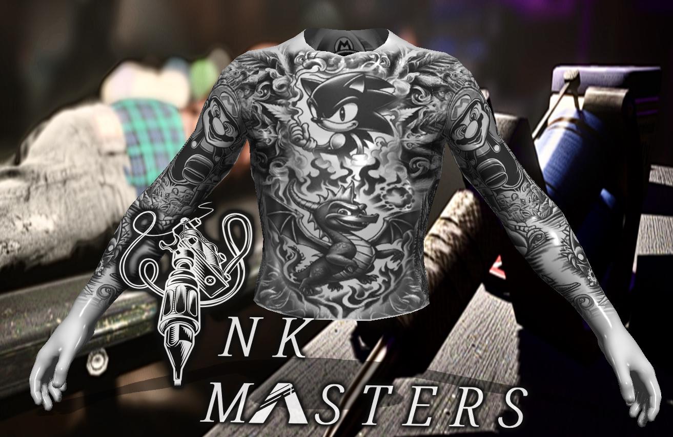 Male | Vintage Game | Black Ink |tattoo | Fivem | GTA | Skin | Ped ...