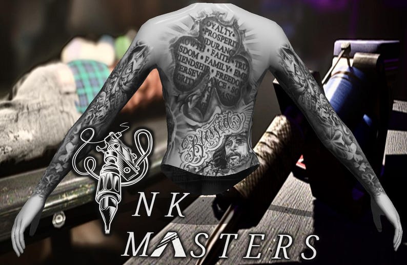 Boston | Fivem Tattoo Stencil | UV MAP | GTA Skin | Ped | Massachusetts ...