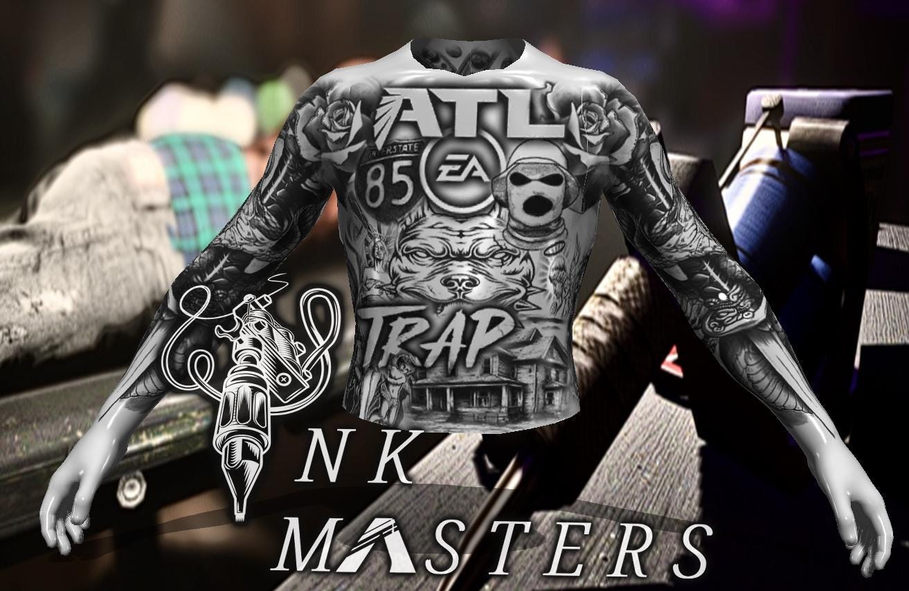 Male | Atlanta | Georgia | Tattoo | Fivem | GTA | Skin | Ped | Mods - Etsy