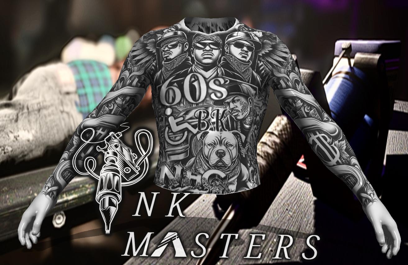 Male | Rollin | 60s | Sixties | Tattoo | Fivem | GTA | Skin | Ped ...