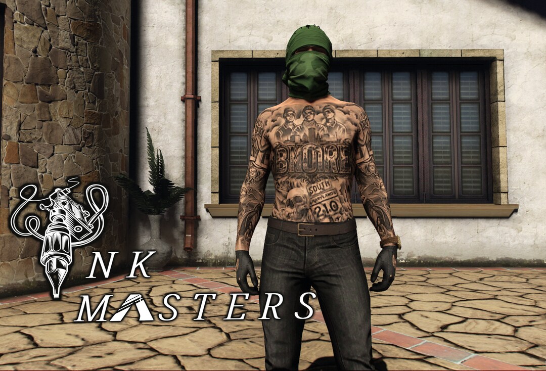 Tattoo BALTIMORE Skin for Gta5 Fivem Female MP Player Ped - Etsy