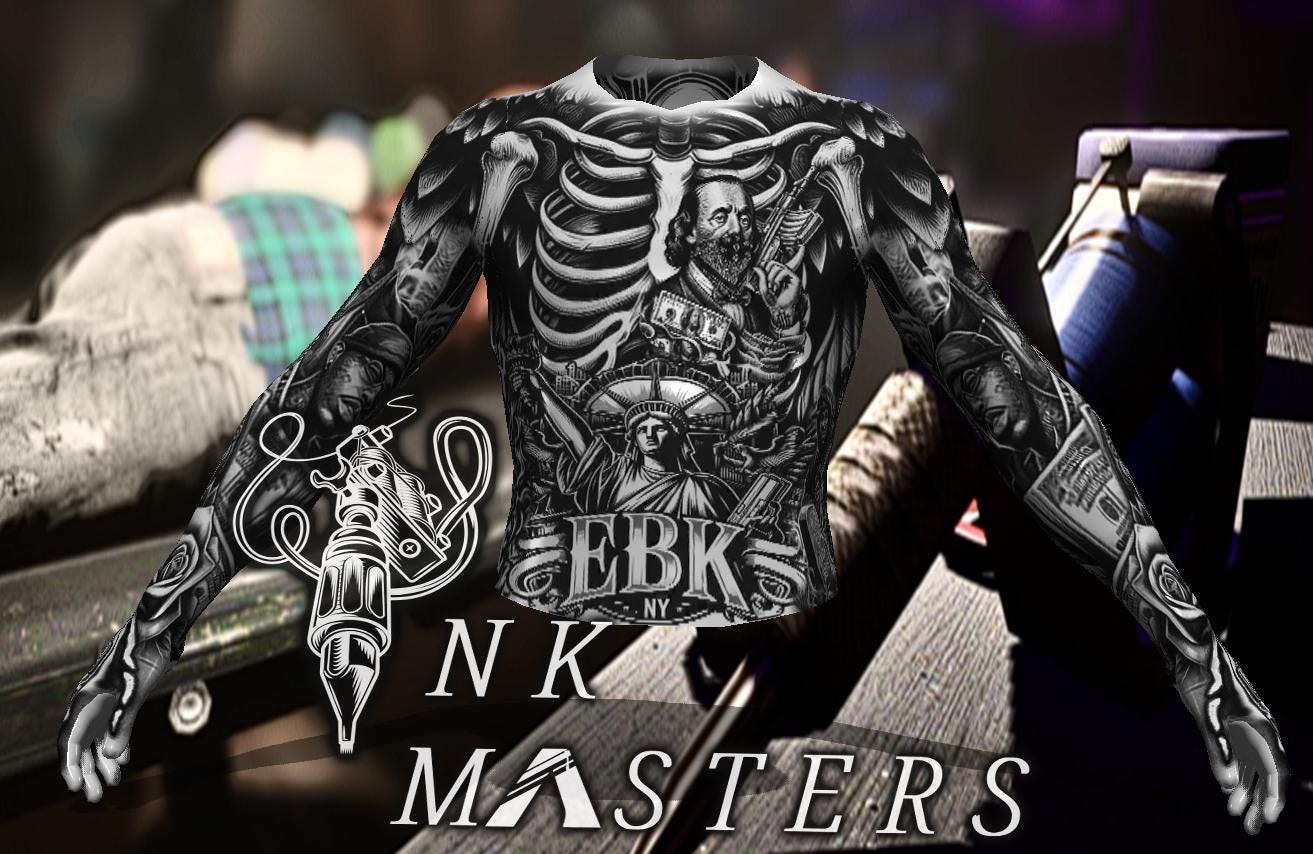 Male EBK Gang Tattoo Fivem GTA Skin Ped Mods - Etsy