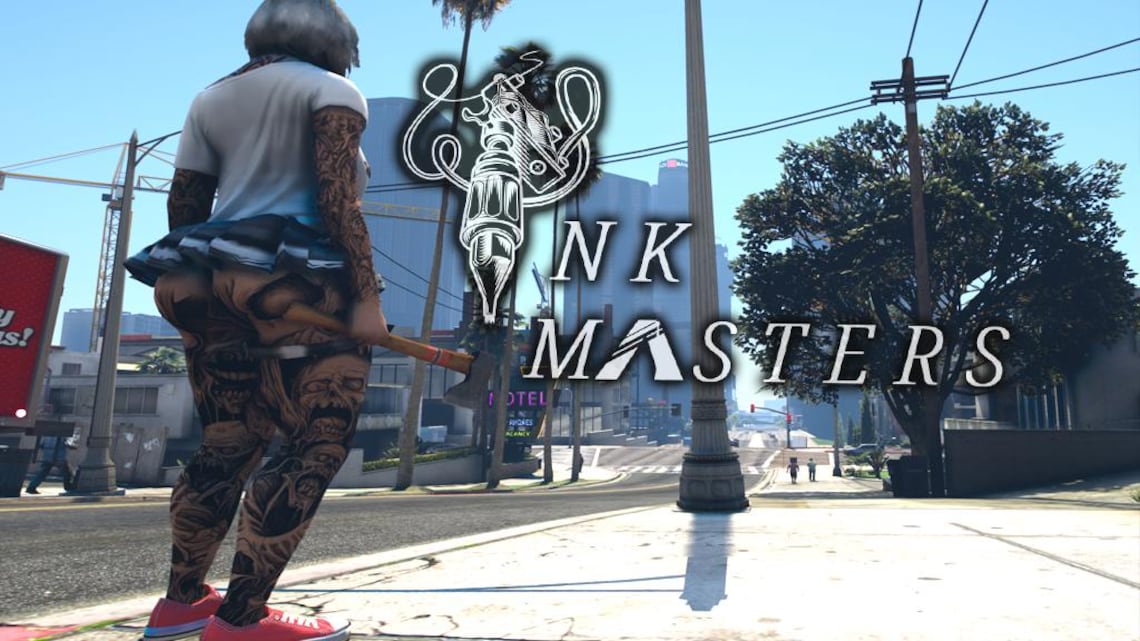 Female | Spooky | Leg | Tattoo | Fivem | GTA | Skin | Ped | Mods - Etsy