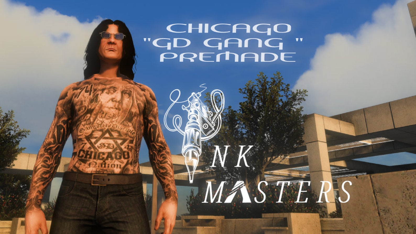 Male | Chicago GD | Tattoo | Fivem | GTA | Skin | Ped | Mods - Etsy