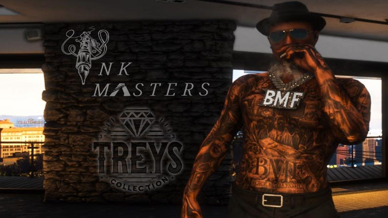 Male | BMF | Tattoo | Fivem | GTA | Skin | Ped | Mods - Etsy