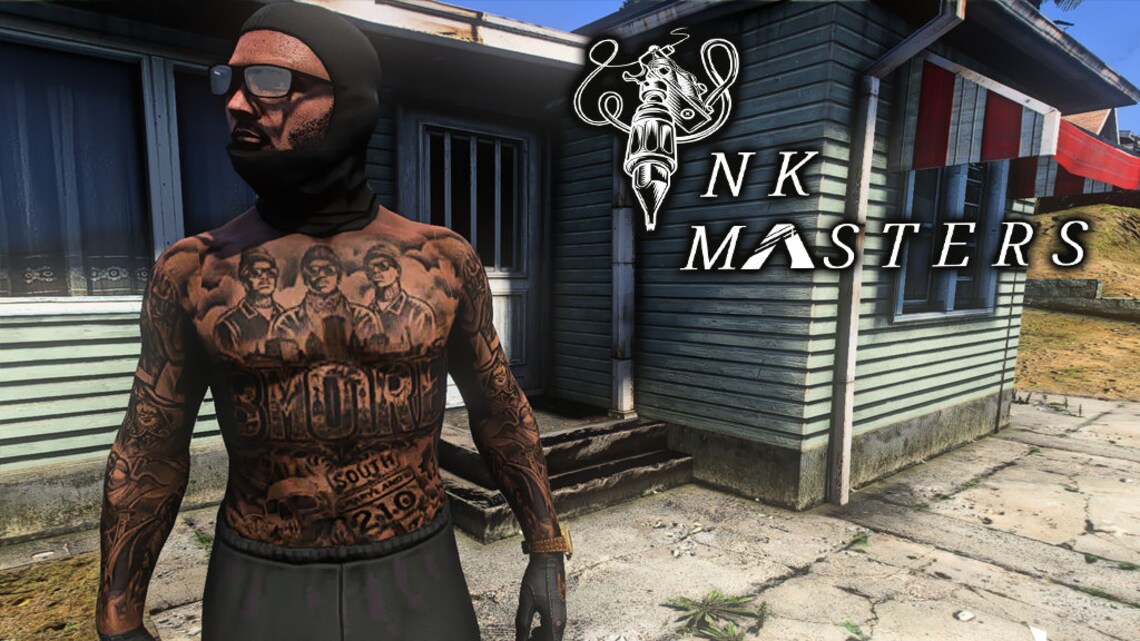 Baltimore | Fivem Tattoo Stencil | UV MAP | GTA Skin | Ped | Mods ...