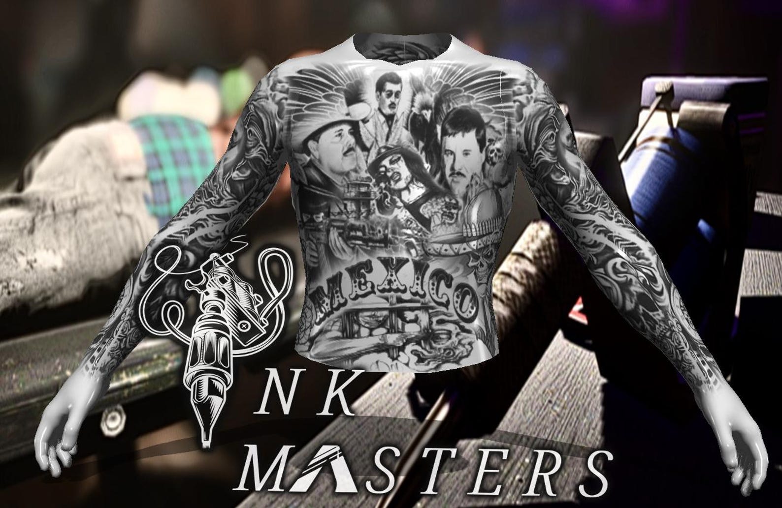 Male Mexico V1 Tattoo Fivem Gta Skin Ped Mods Etsy