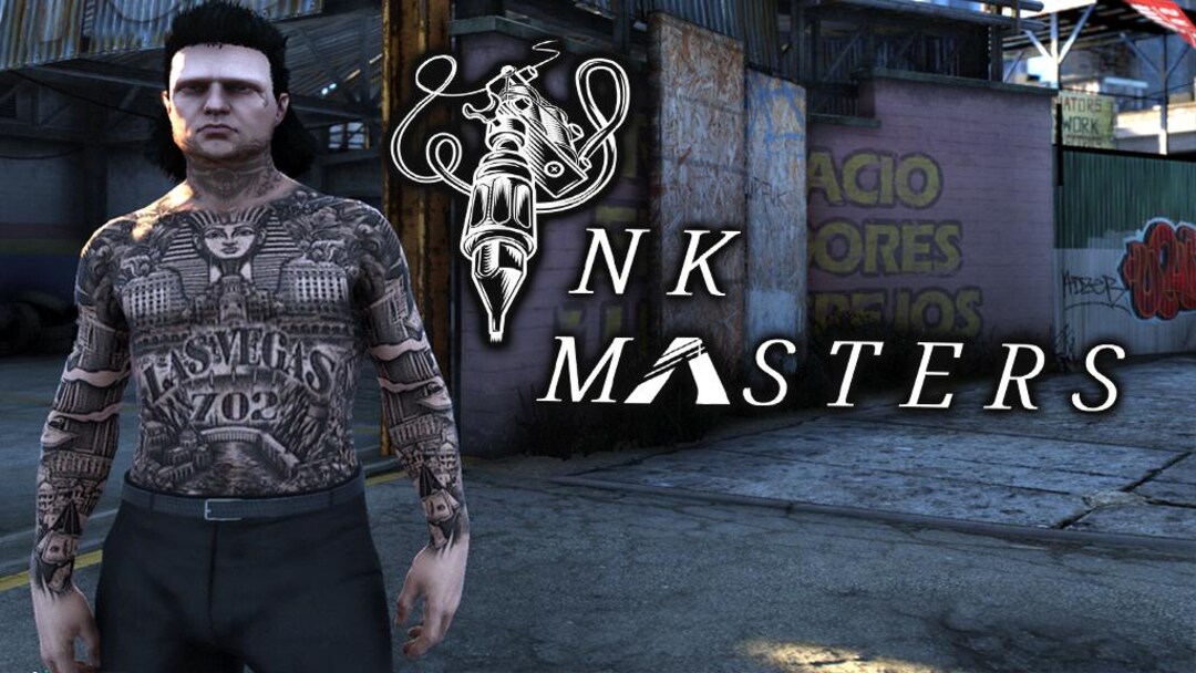 Las Vegas | Fivem Tattoo Stencil | UV MAP | GTA Skin | Ped | Mods ...