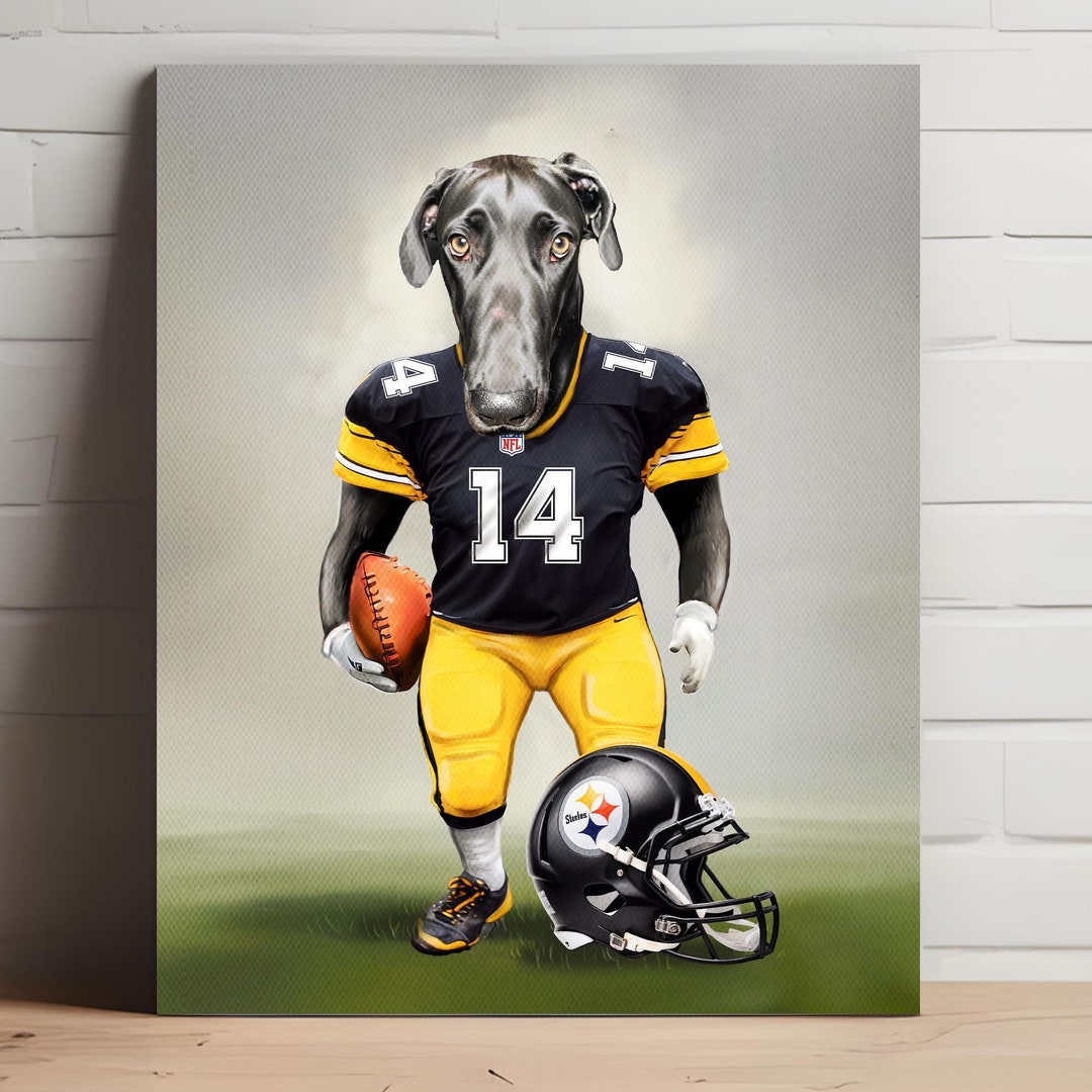 Steelers Custom Dog Lover Gift Featuring Football Team, American ...
