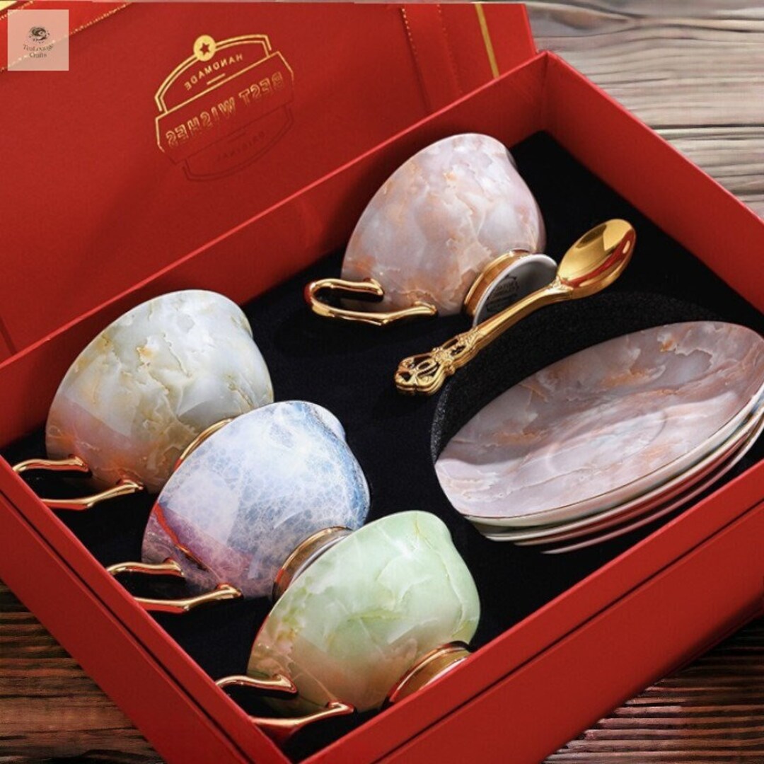 Luxurious Tea Sets,ceramic Cups and Saucer Set,hand Painted Tea Sets ...