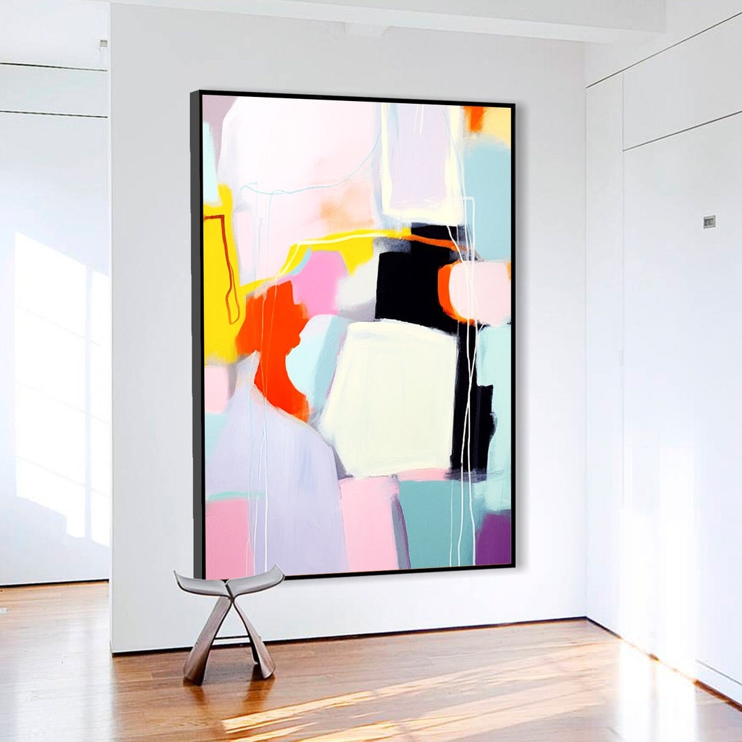 Dopamine Series Wall Art Texture Painting Minimalist Painting Heavy ...