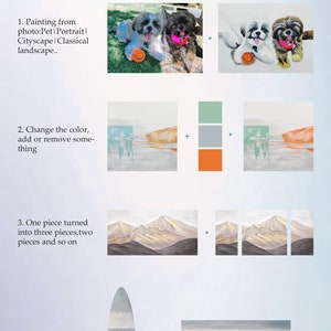 Prussian Blue Wall Art Texture Painting Minimalist Painting Heavy ...