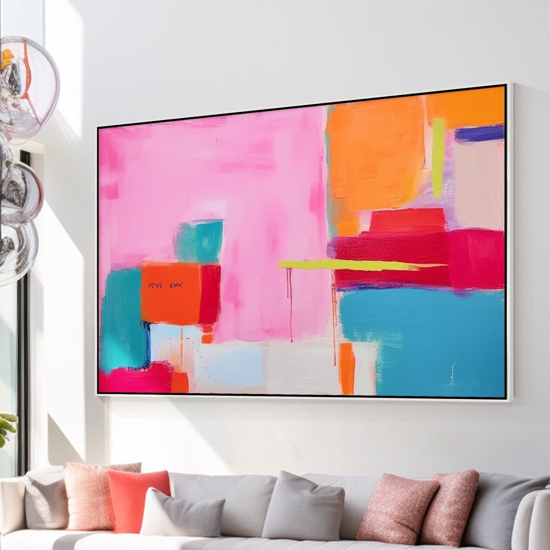 Dopamine Series Wall Art Texture Painting Minimalist Painting Heavy ...