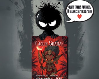 Goblin Shaman Token Custom Altered MTG Magic the Gathering Fantasy ...