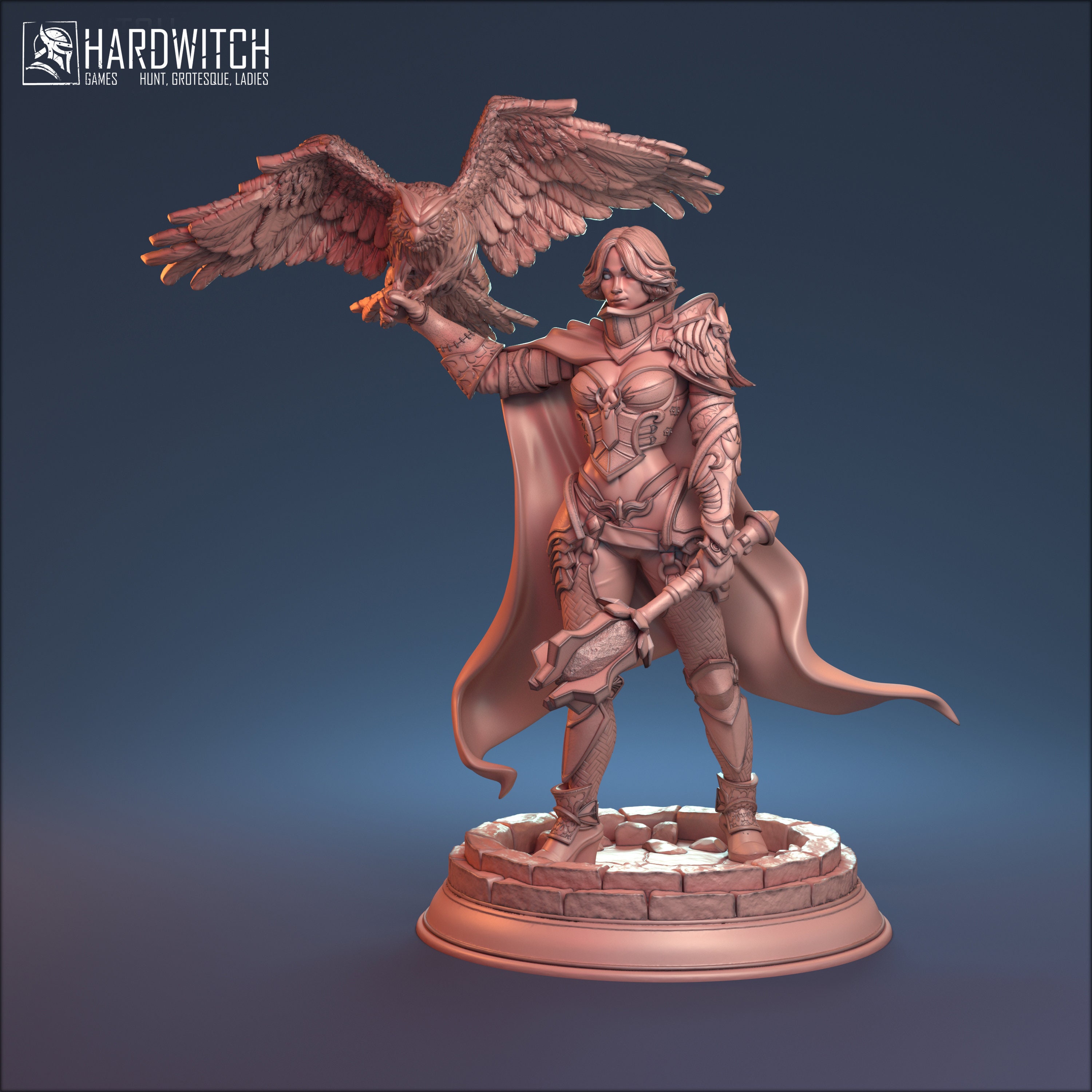 Caitlin 32 & 75mm Scale Resin Miniature 12K Resolution Dnd Pathfinder ...