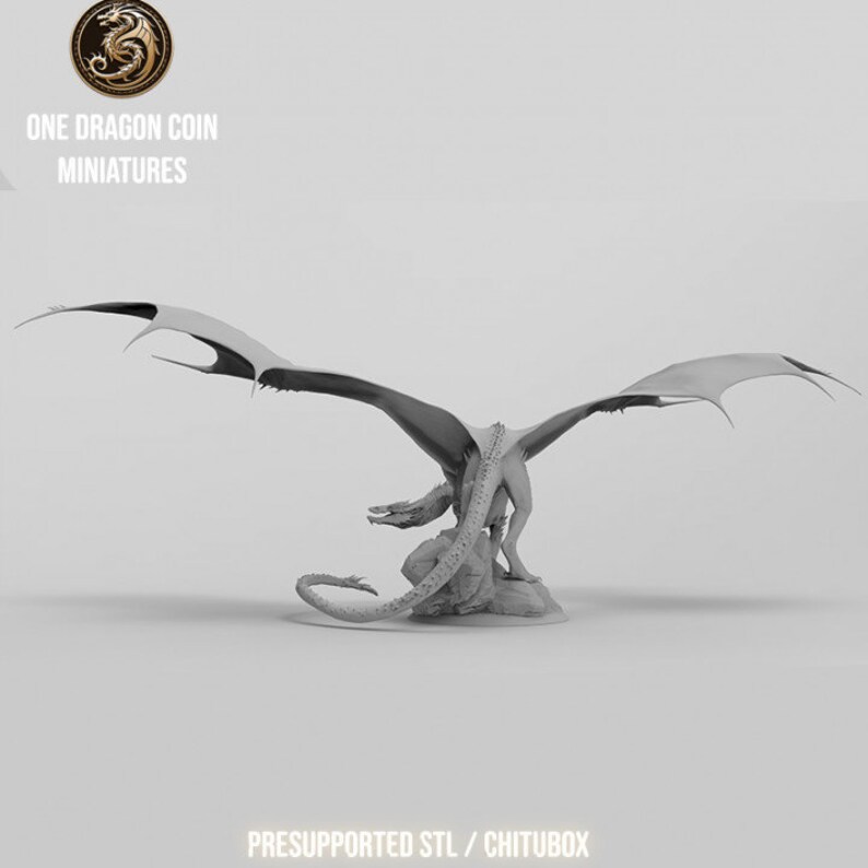 Vorondax Terror of the Peaks Variable Scale Resin Miniature 12K Resolution Dnd Pathfinder ...