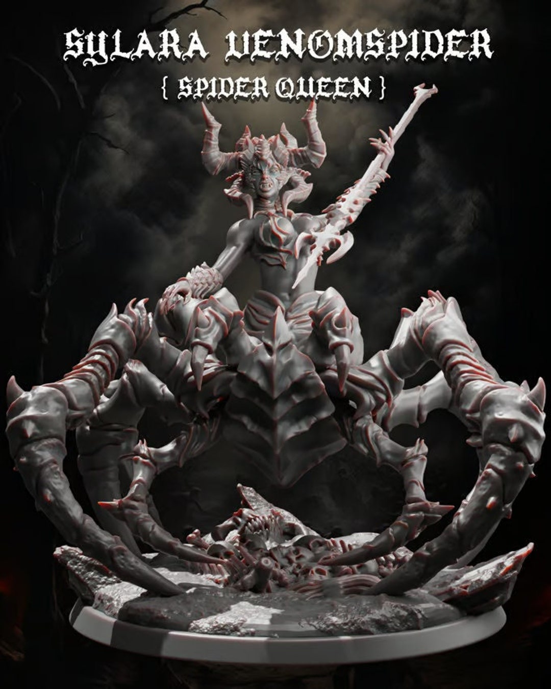 Sylara | HEROIC 32, 75 & 100mm Scale Resin Miniature | 14K Resolution ...