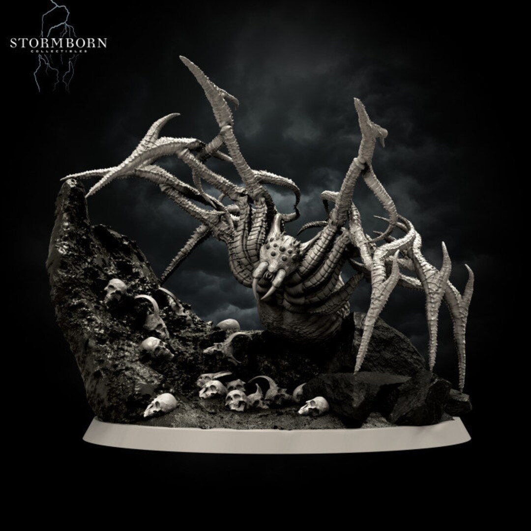 Grimfang Weaver of Nightmares 32mm Scale Resin Miniature Tabletop ...